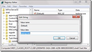 Adauga Control Panel, Registry Editor, Add/Remove Programs, Device ...