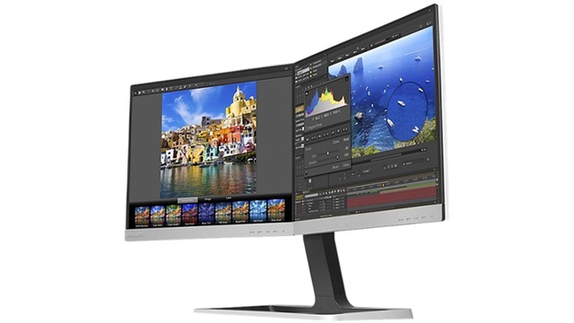 Space Limited Professionals-Stealth 설정을위한 듀얼 모니터 인 Philips 2-in-One